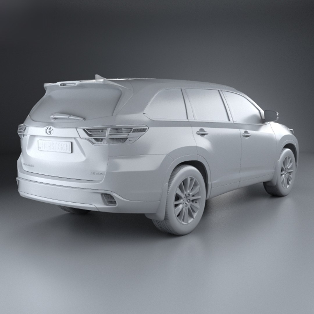 Toyota highlander se 3D model - TurboSquid 1328858