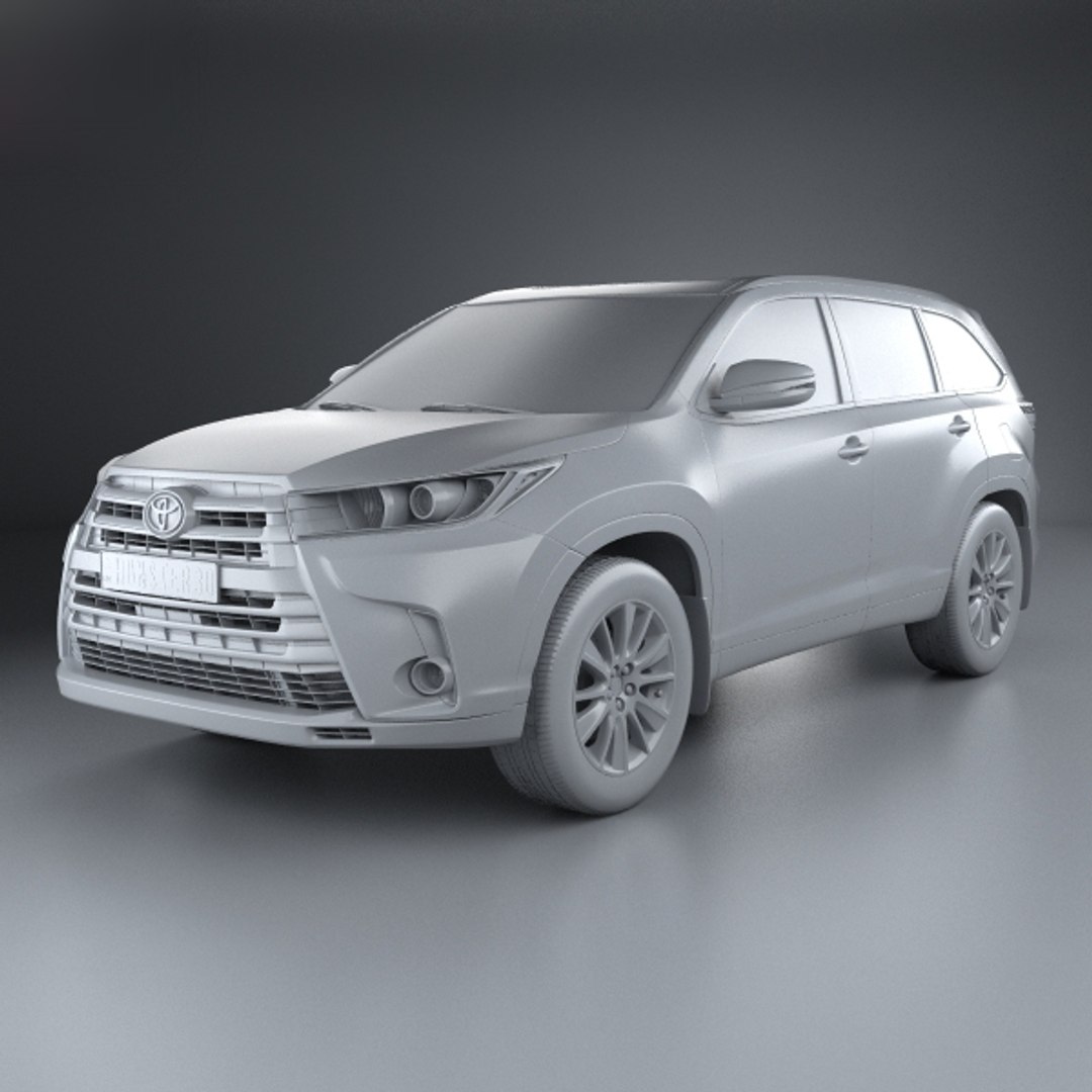 Toyota highlander se 3D model - TurboSquid 1328858