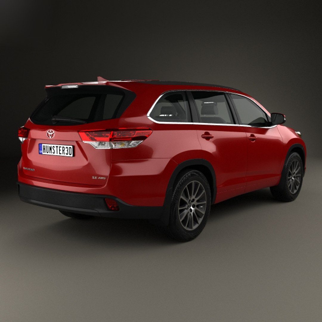 Toyota highlander se 3D model - TurboSquid 1328858