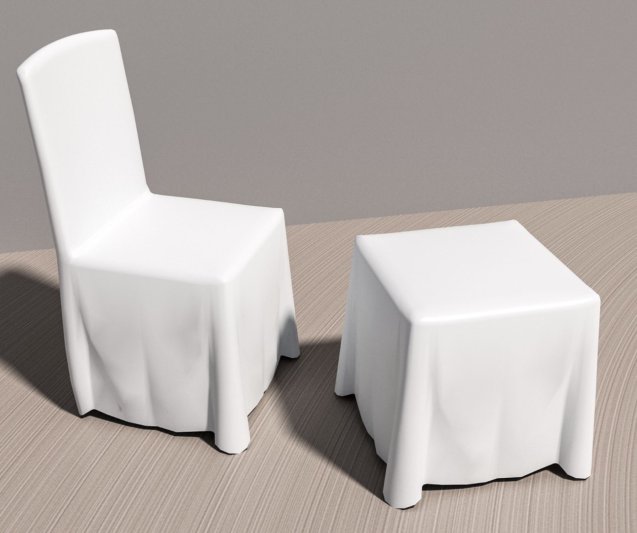 Banquet Tables Chairs Cloths Model - TurboSquid 2338493