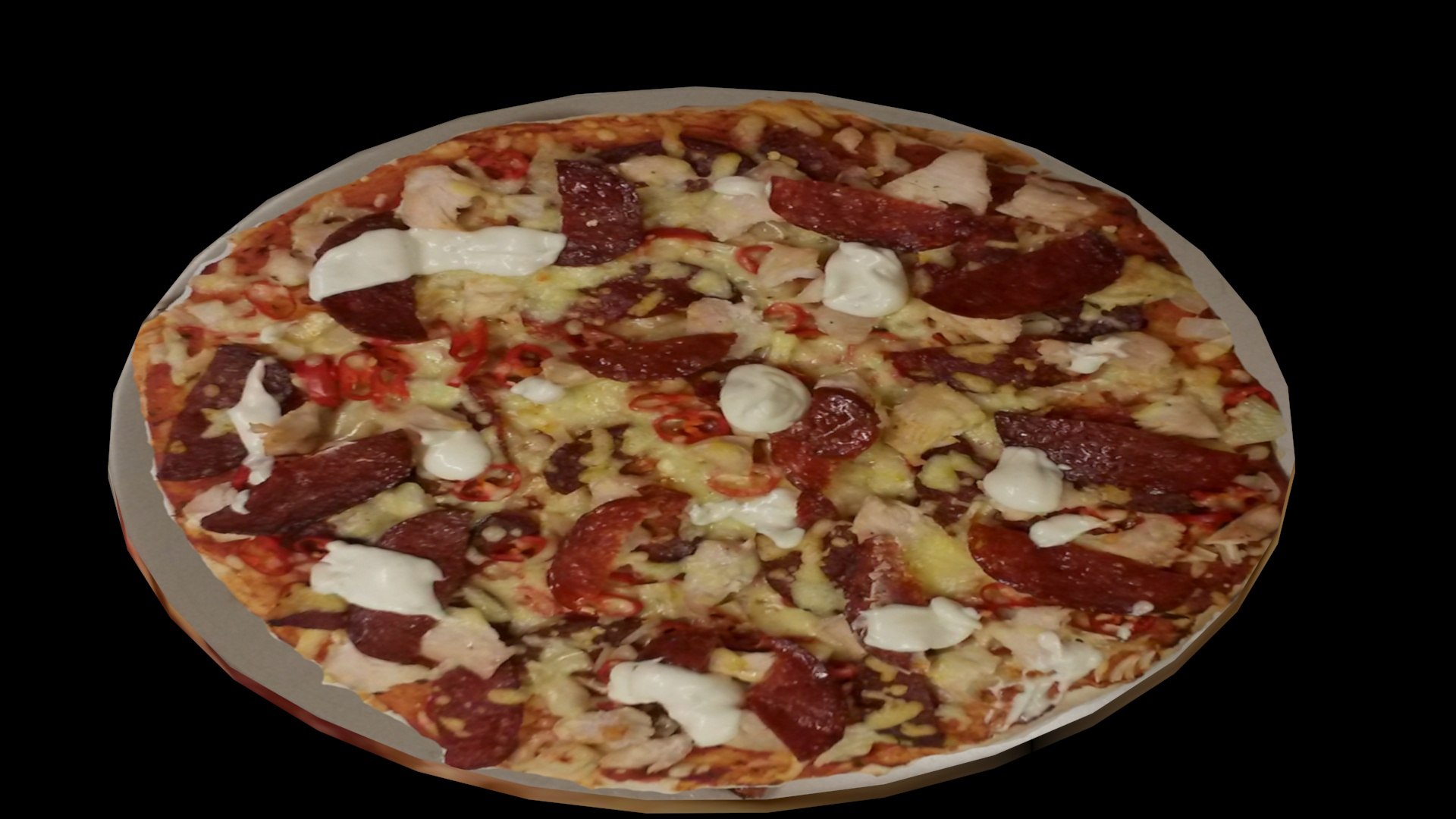 3D Pizza - TurboSquid 1544978