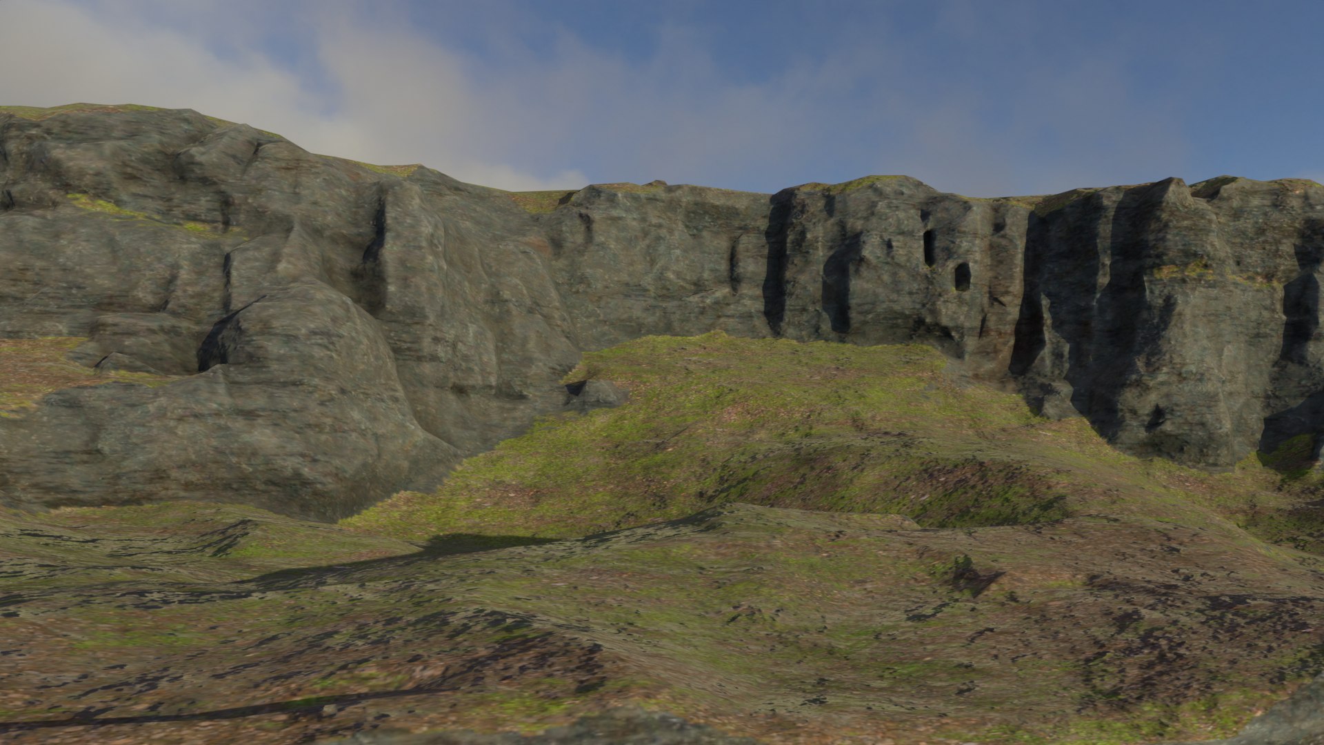 Cliff rock model - TurboSquid 2166669