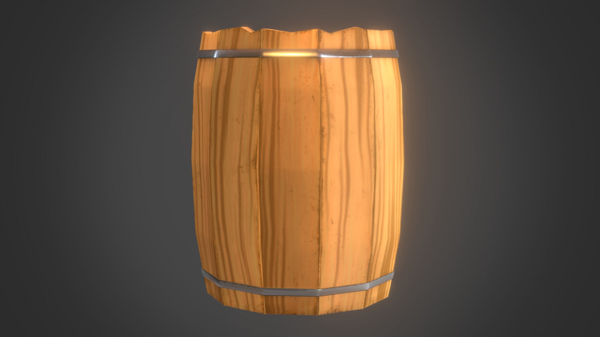 Barrel Stylized 3D Model - TurboSquid 1482036