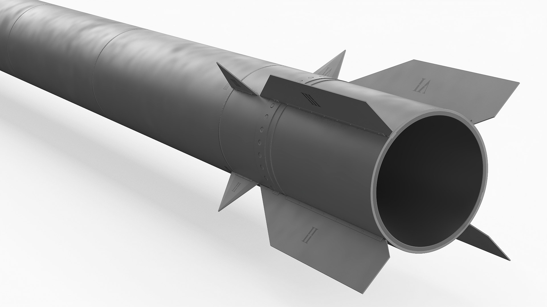 3D Generic Military Missile Model - TurboSquid 2317674
