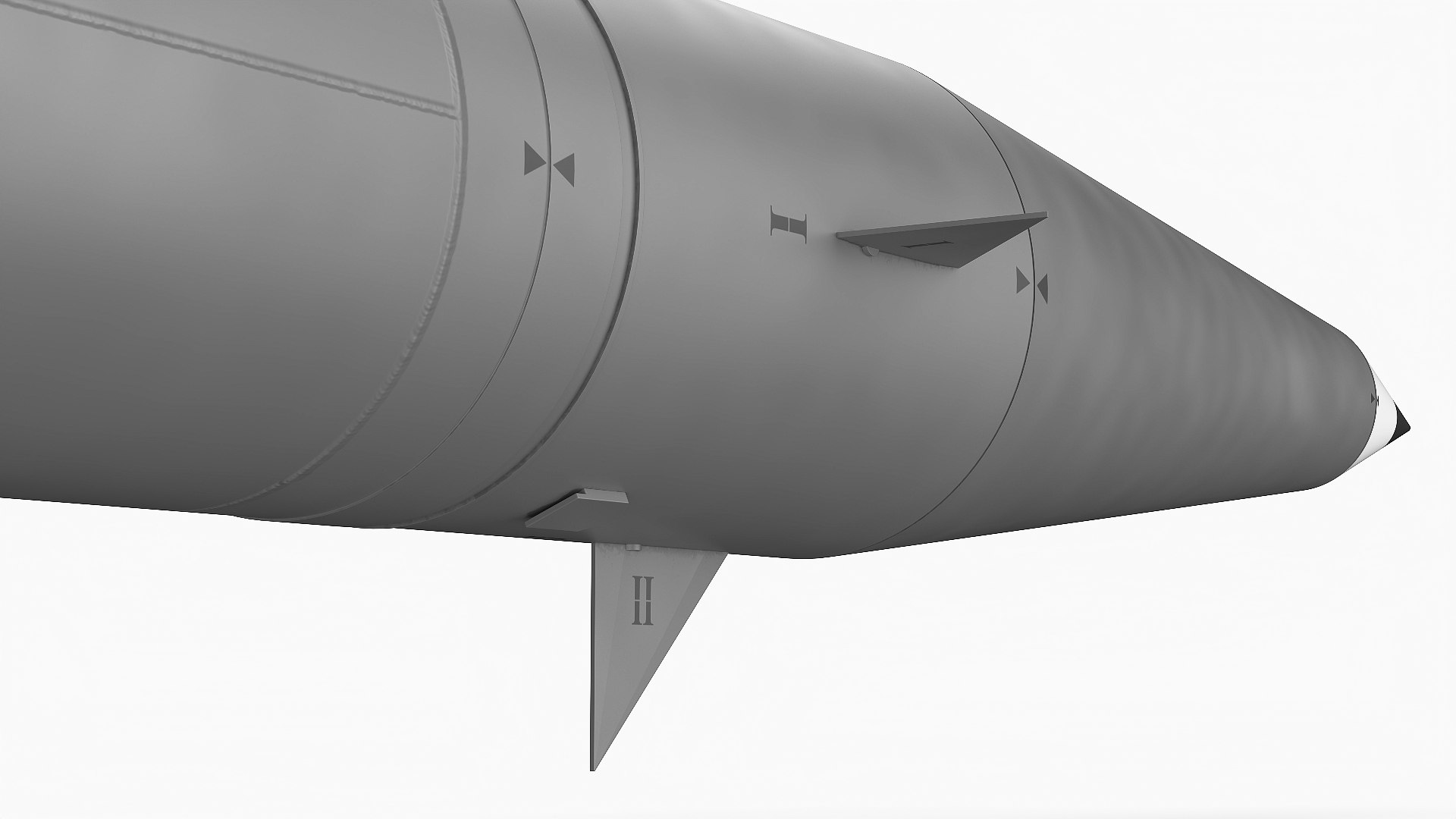 3D Generic Military Missile Model - TurboSquid 2317674