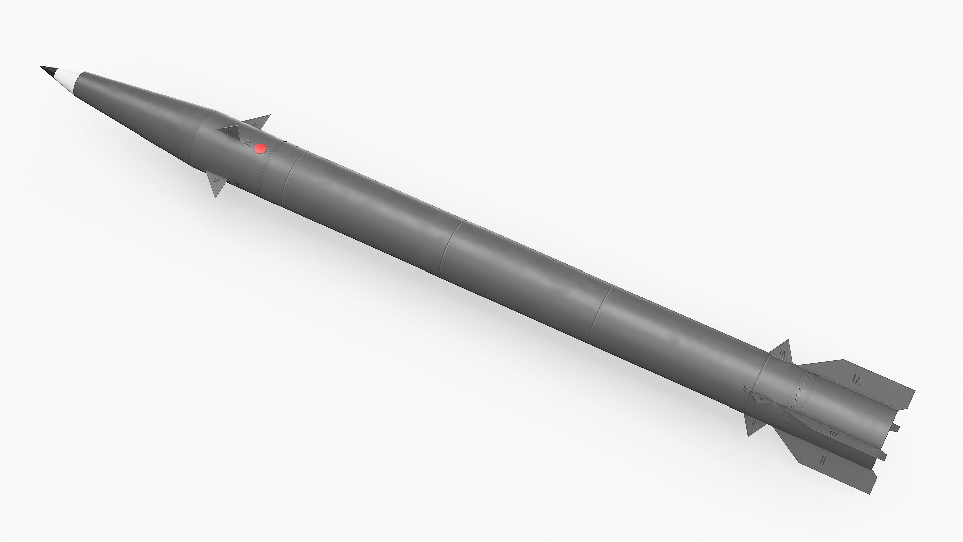 3D Generic Military Missile Model - TurboSquid 2317674