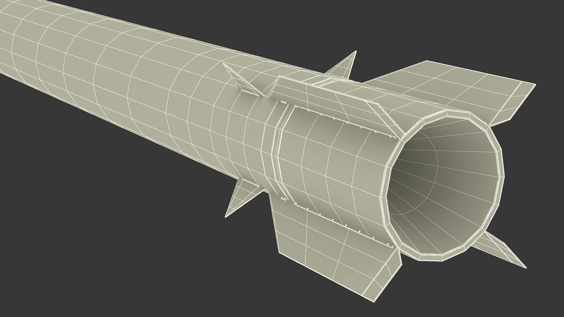 3D Generic Military Missile Model - TurboSquid 2317674