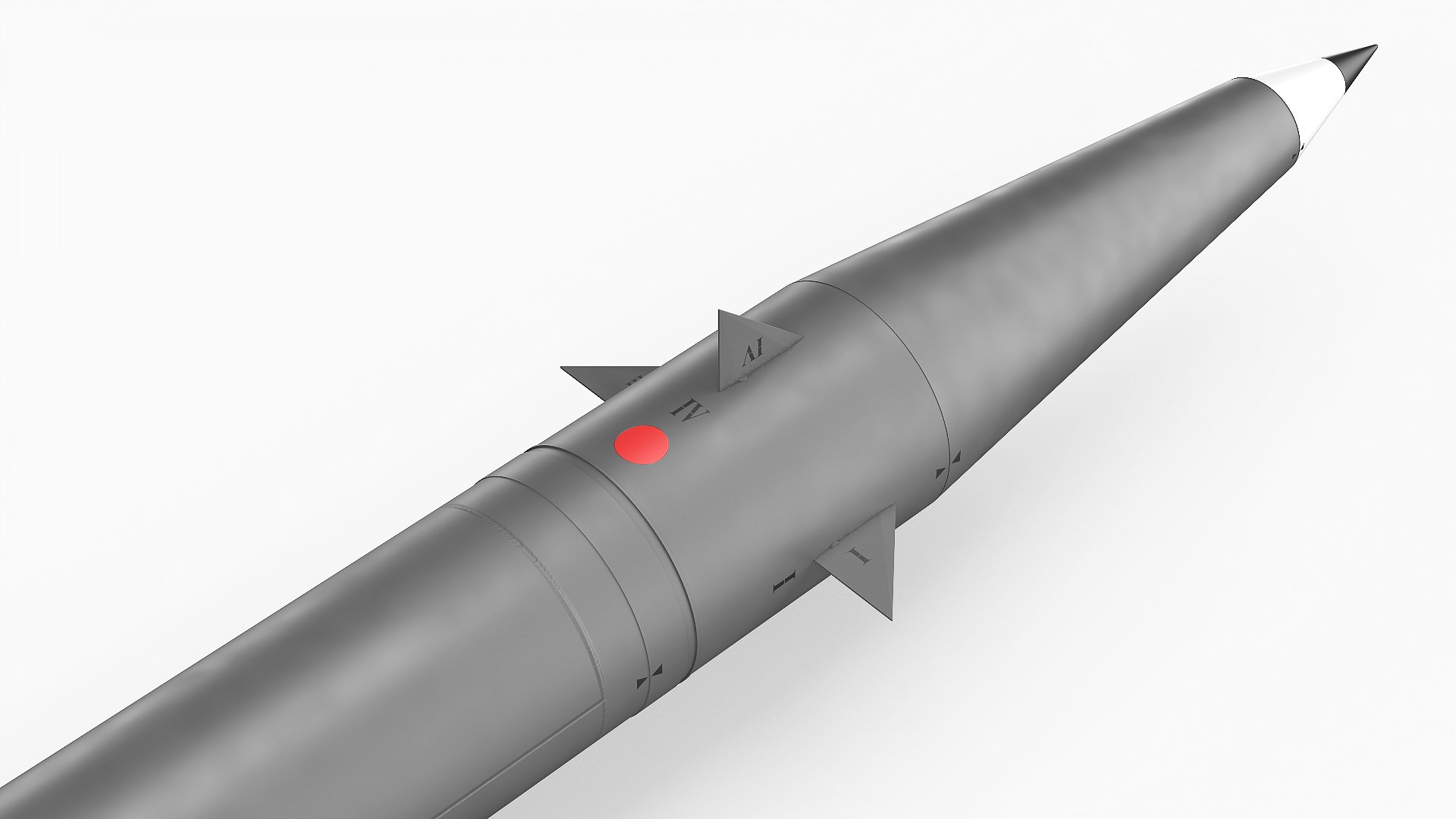 3D Generic Military Missile Model - TurboSquid 2317674