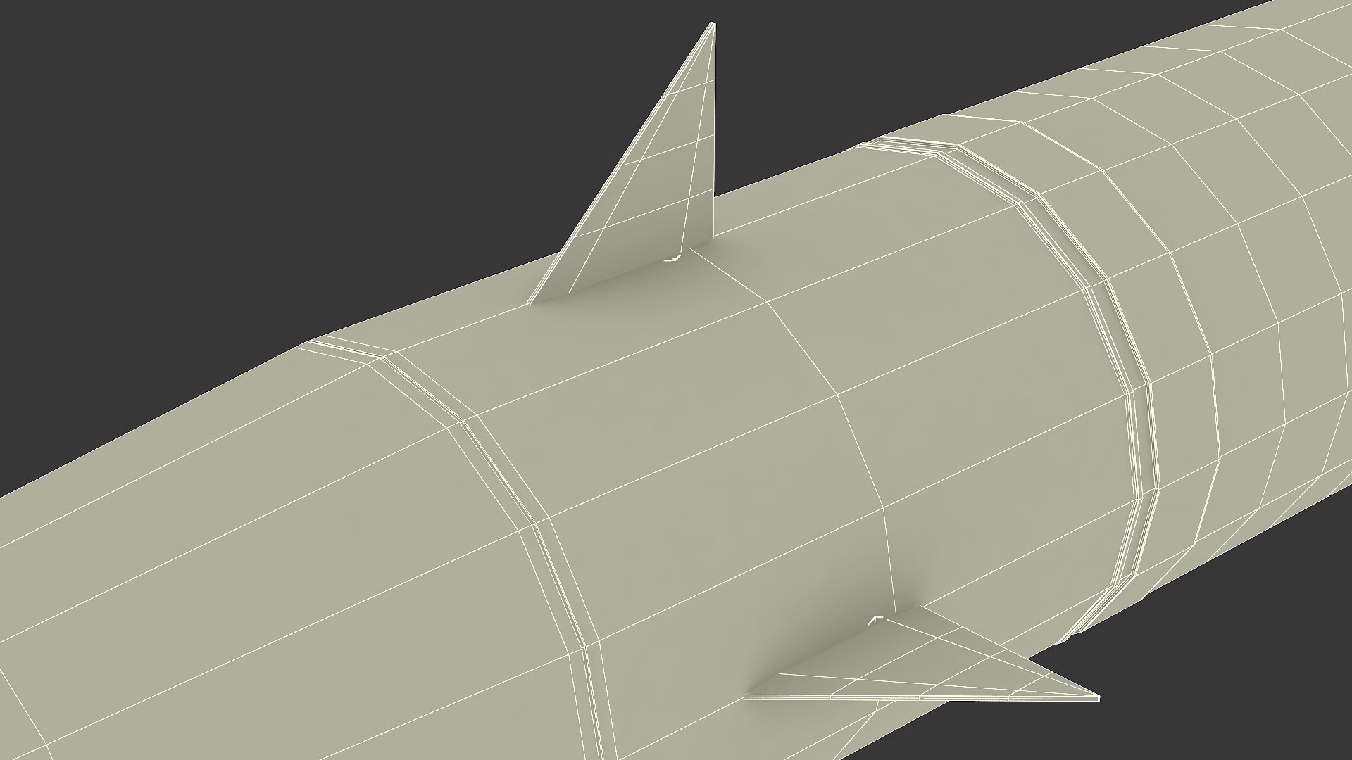3D Generic Military Missile Model - TurboSquid 2317674