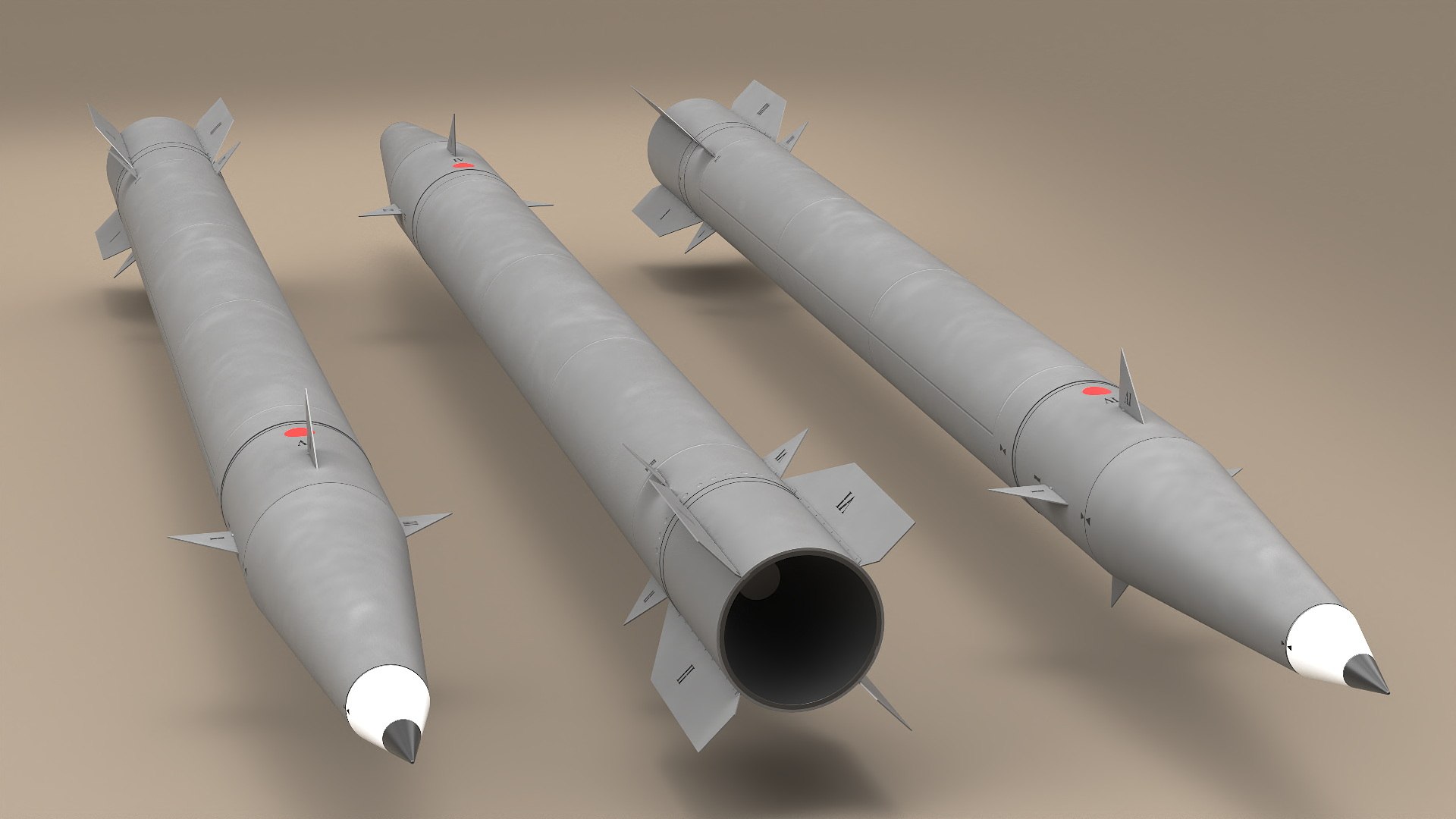 3D Generic Military Missile Model - TurboSquid 2317674