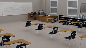 Download 3D Classroom Blender Models - TurboSquid