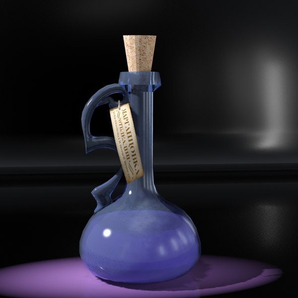 magic bottle 3d max