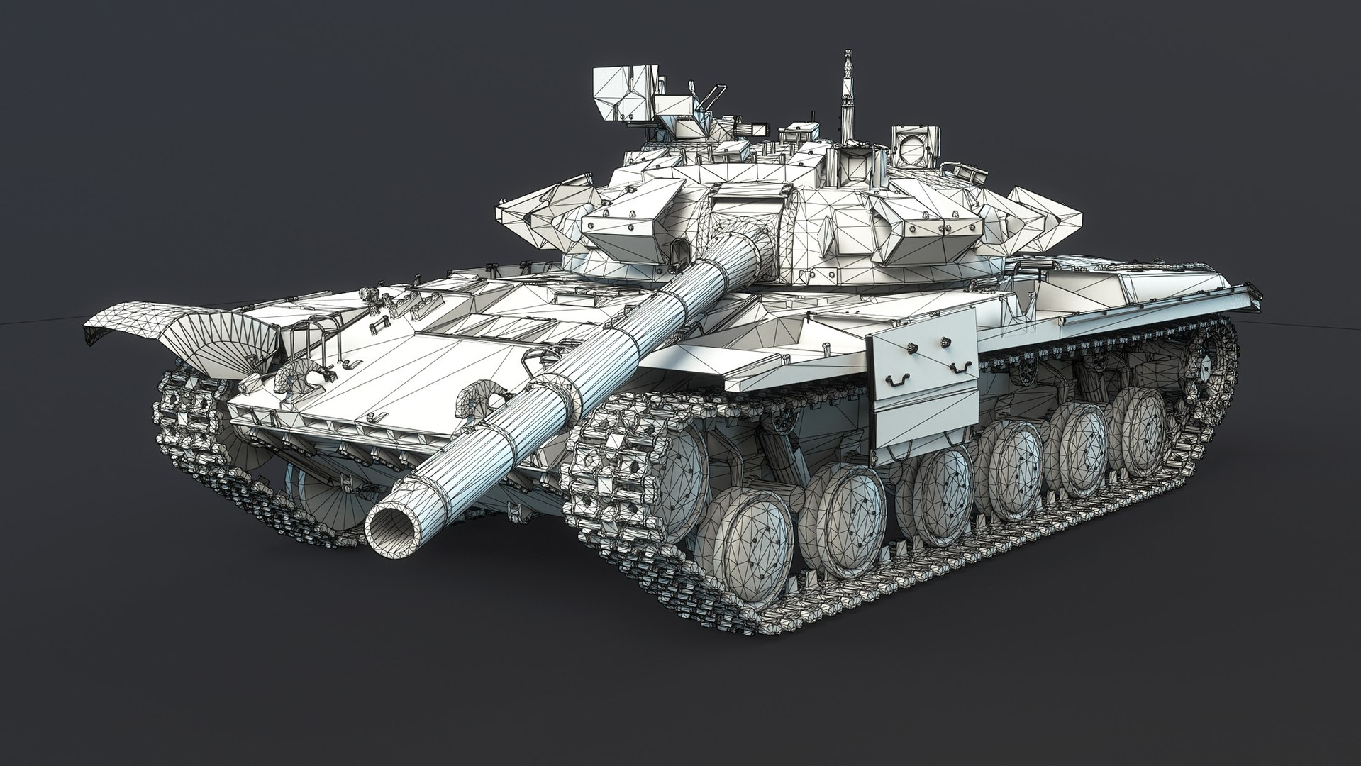 3D Tank T-64BM Bulat Destroyed - TurboSquid 2302624