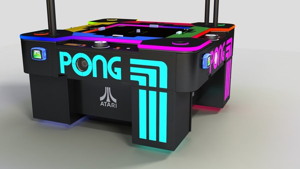 modelo 3d Pong Knock Out Arcade Machine - TurboSquid 1521798