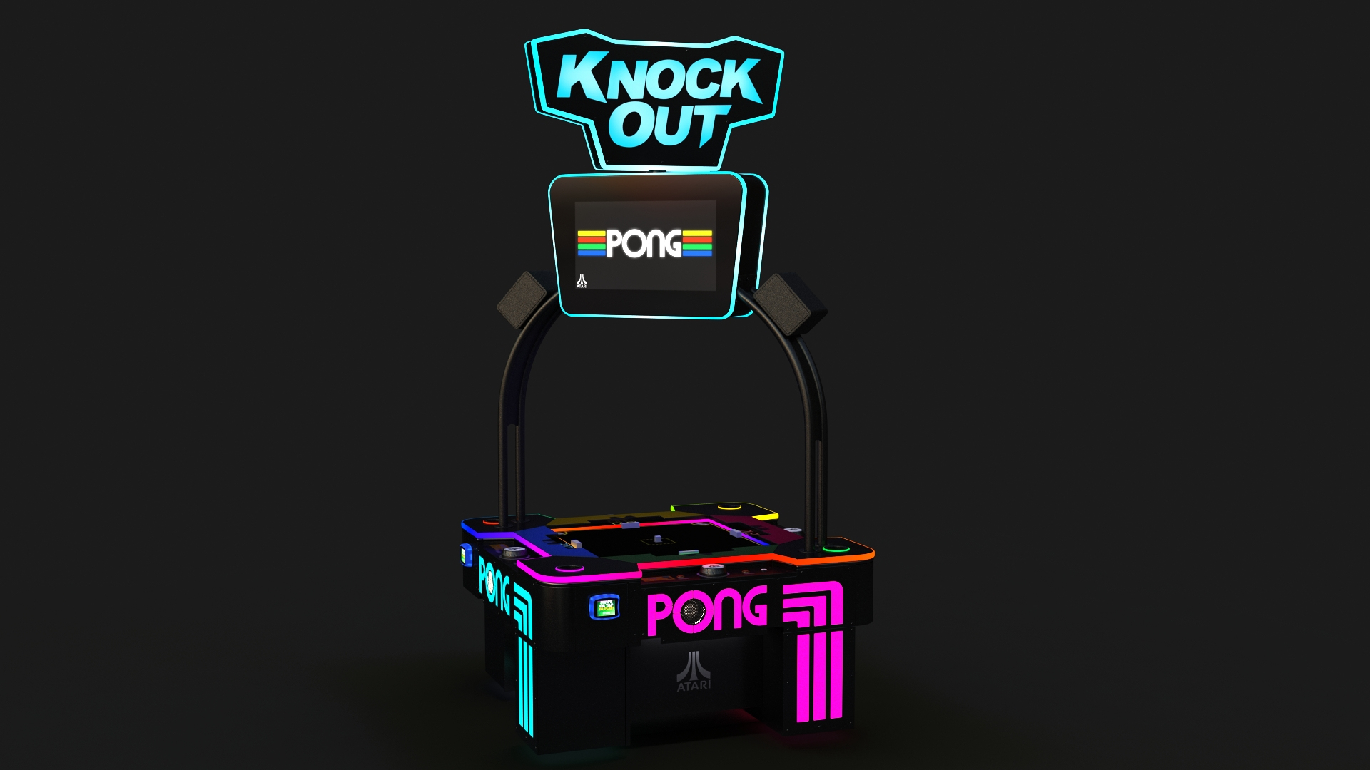 3D Pong Knock Arcade - TurboSquid 1521798
