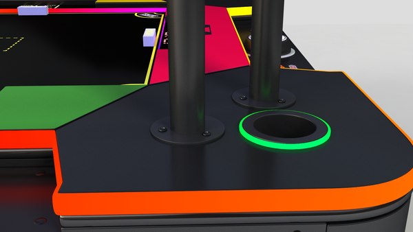 modelo 3d Pong Knock Out Arcade Machine - TurboSquid 1521798