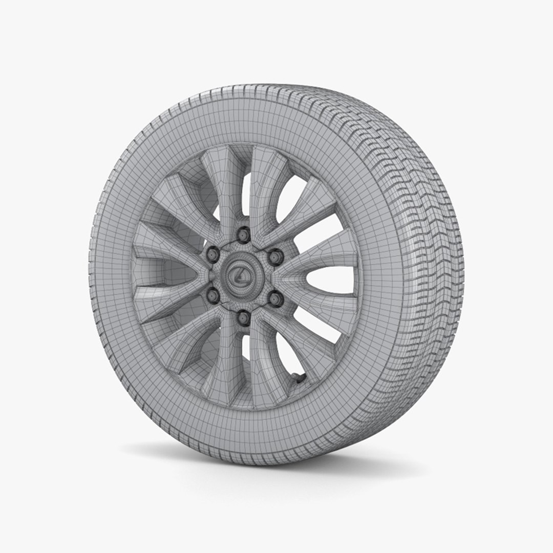 3D Lexus Rim 001 Model - TurboSquid 1951246