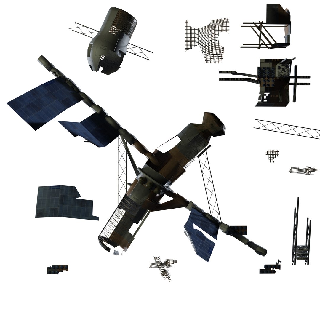 3D Space Debris - TurboSquid 1794663
