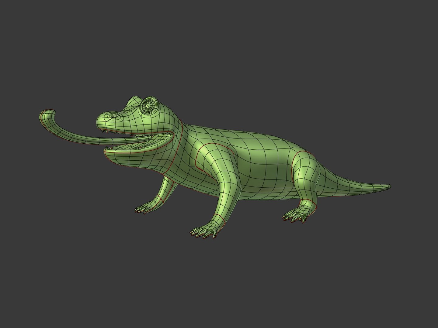 Cartoon Lizard 3D - TurboSquid 1446866
