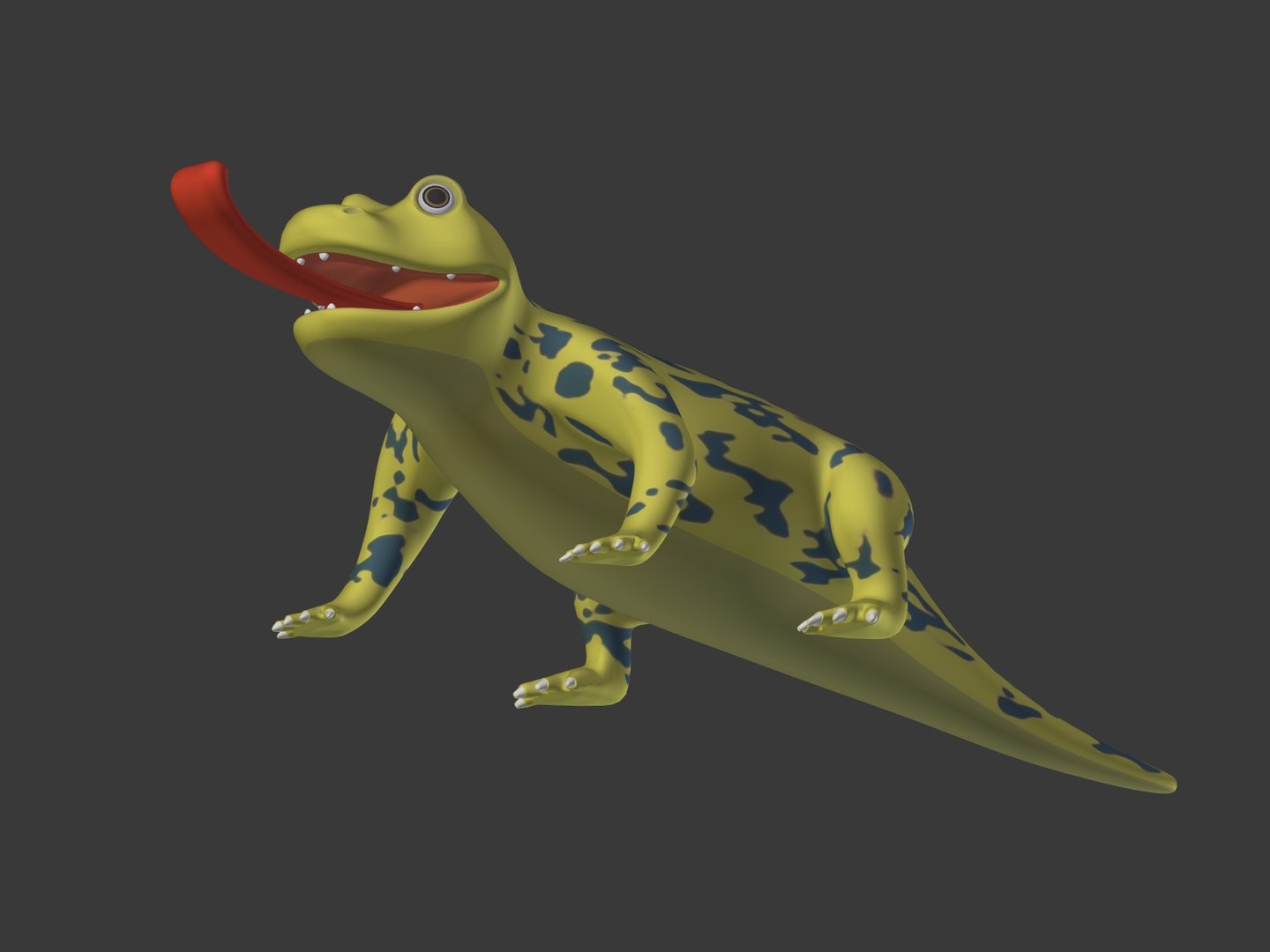 Cartoon Lizard 3D - TurboSquid 1446866