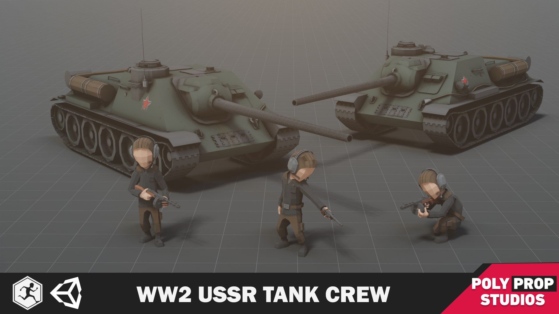 3D WW2 USSR Tankcrew - TurboSquid 2031184