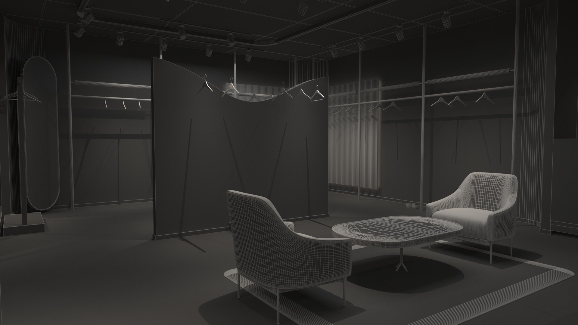 3D Clothing Store 3 - TurboSquid 2102426