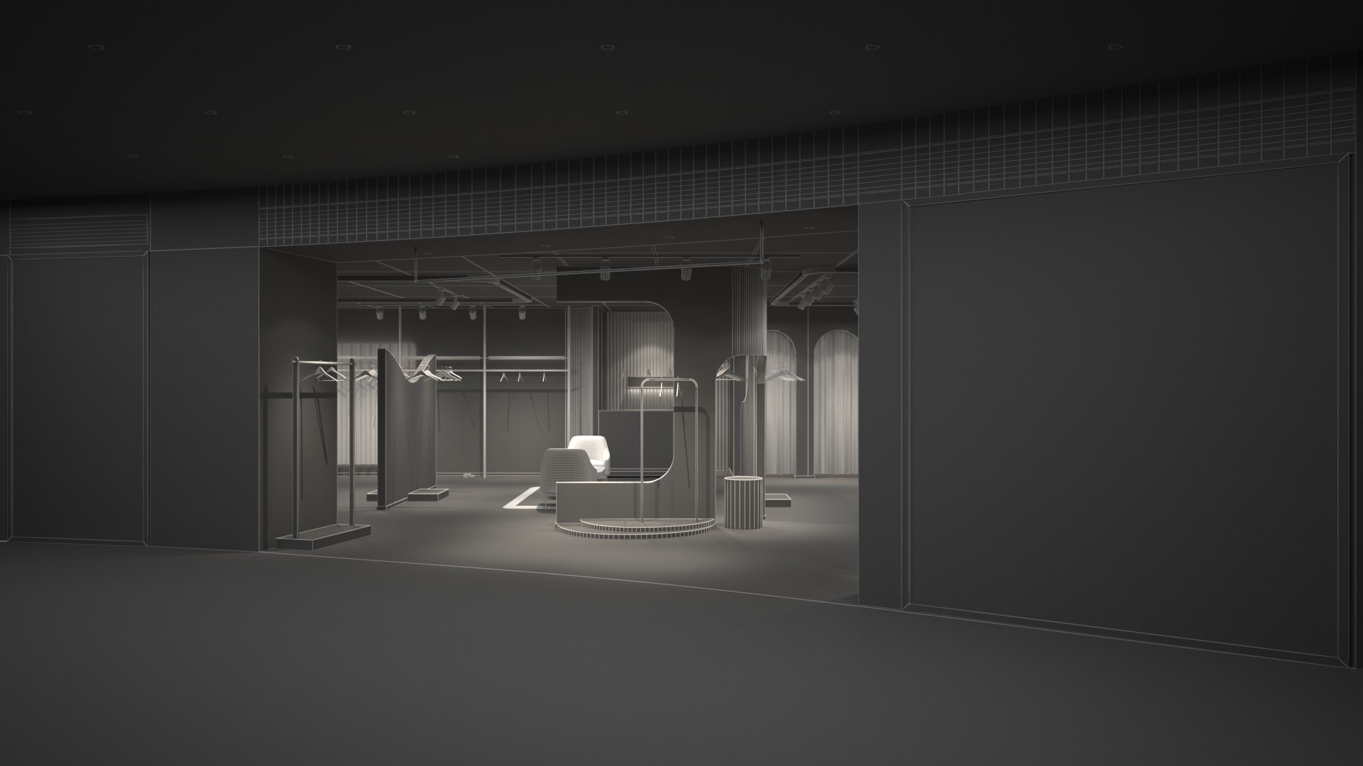 3D Clothing Store 3 - TurboSquid 2102426