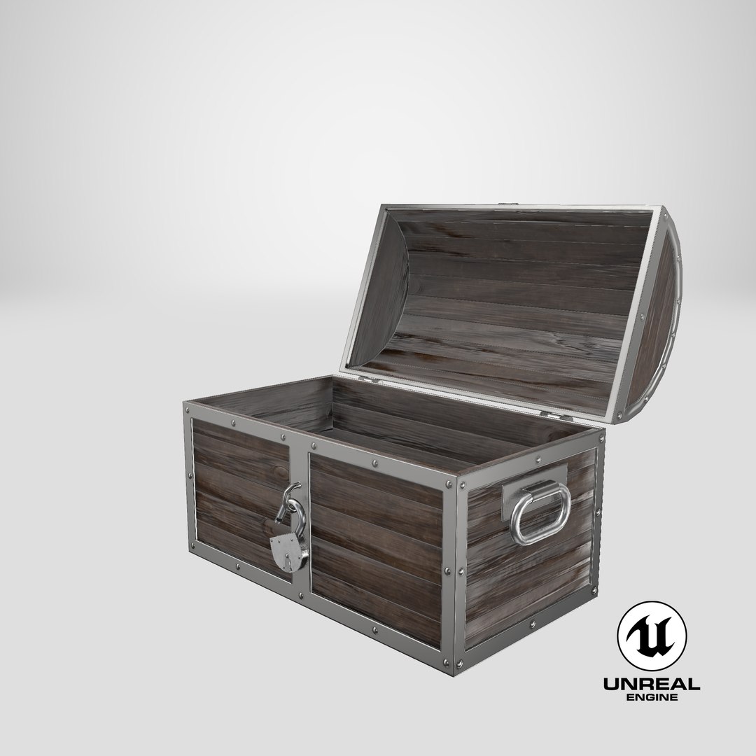 Opened Chest 3D - TurboSquid 2059830