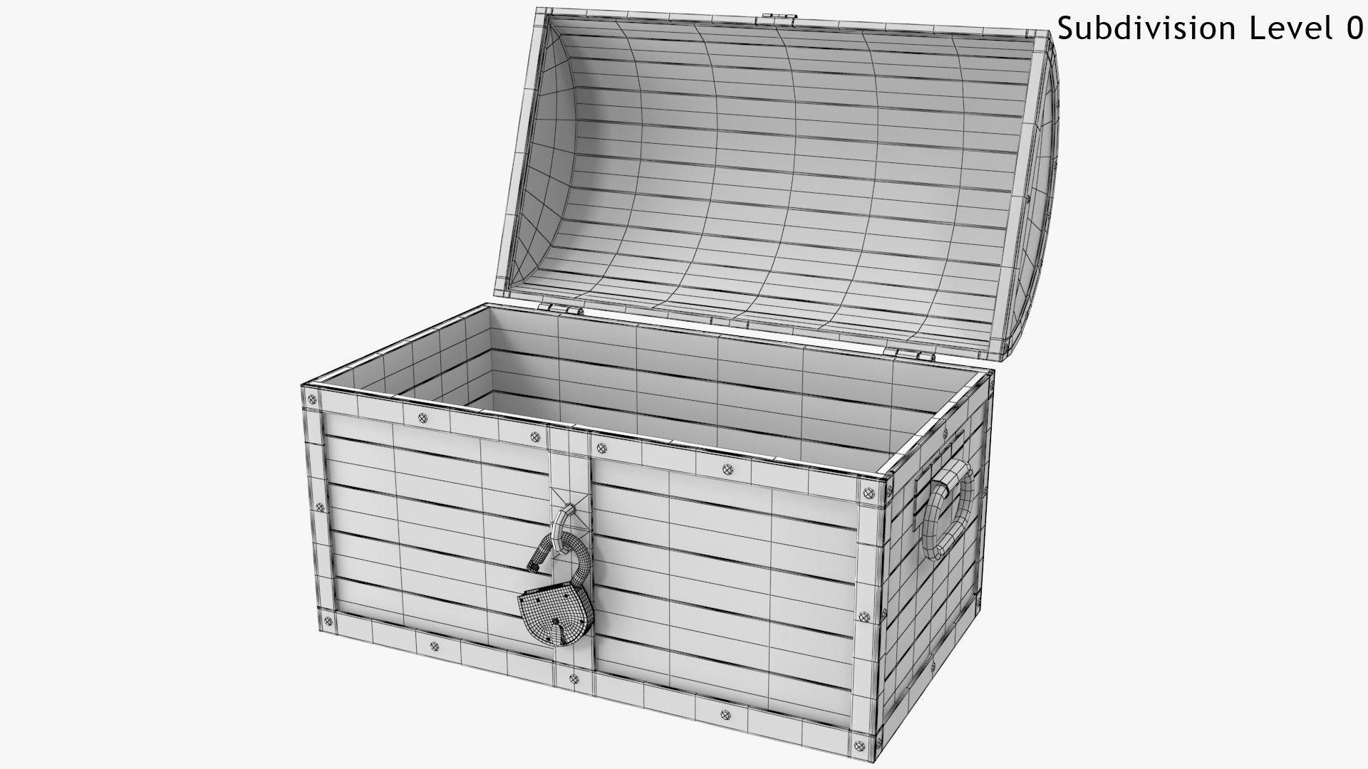 Opened Chest 3D - TurboSquid 2059830