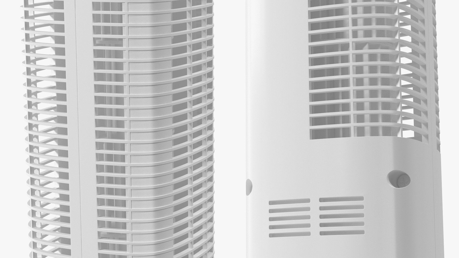 3D Tower Fan White Model - TurboSquid 2146515