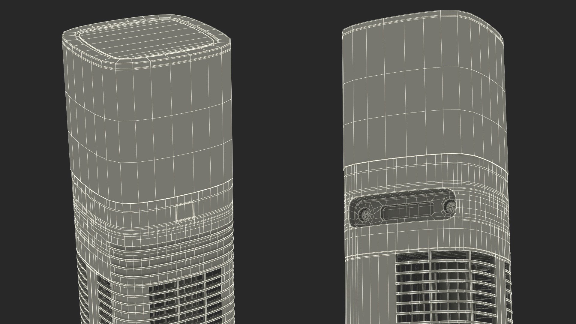 3D Tower Fan White Model - TurboSquid 2146515