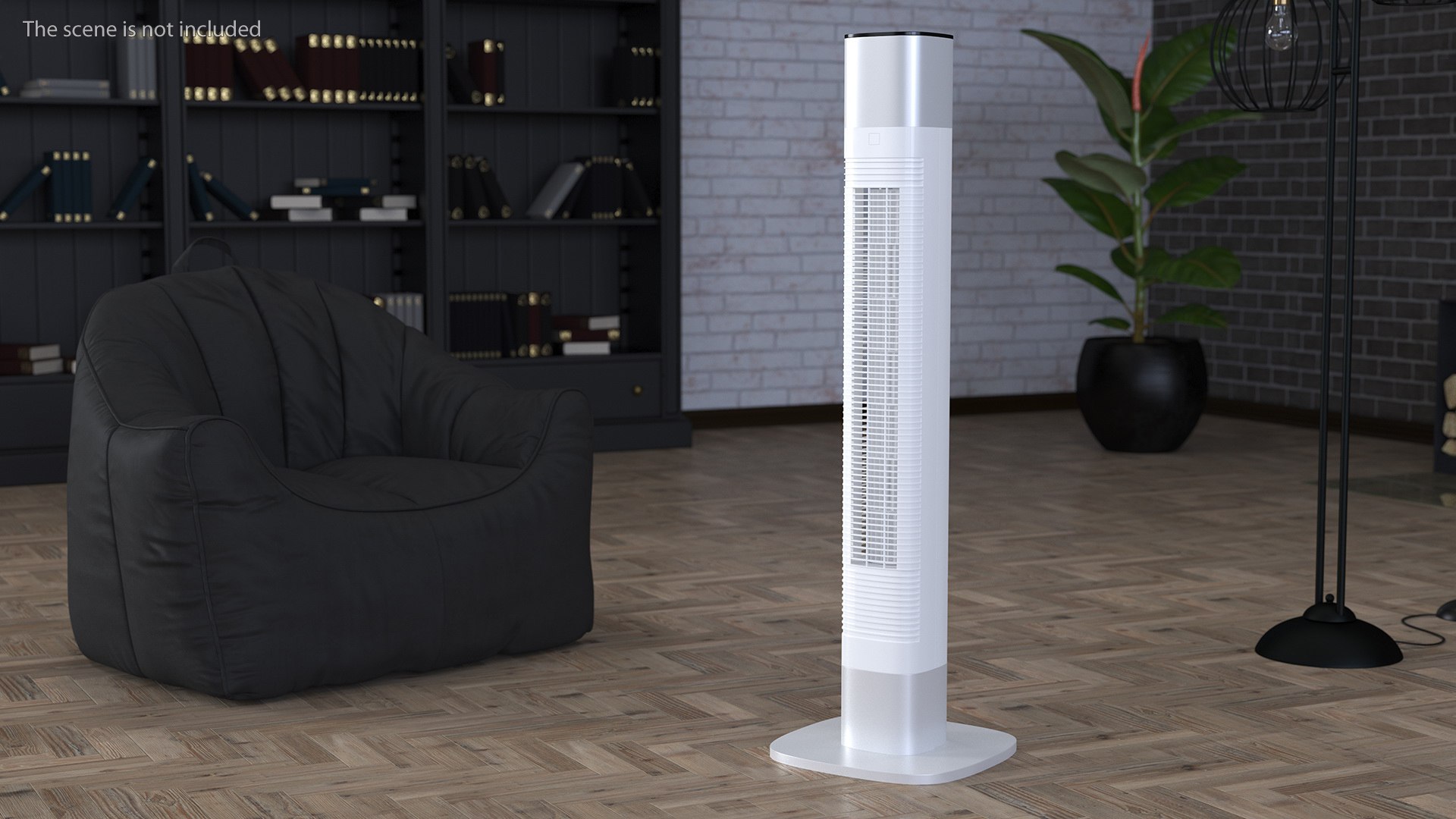 3D Tower Fan White Model - TurboSquid 2146515
