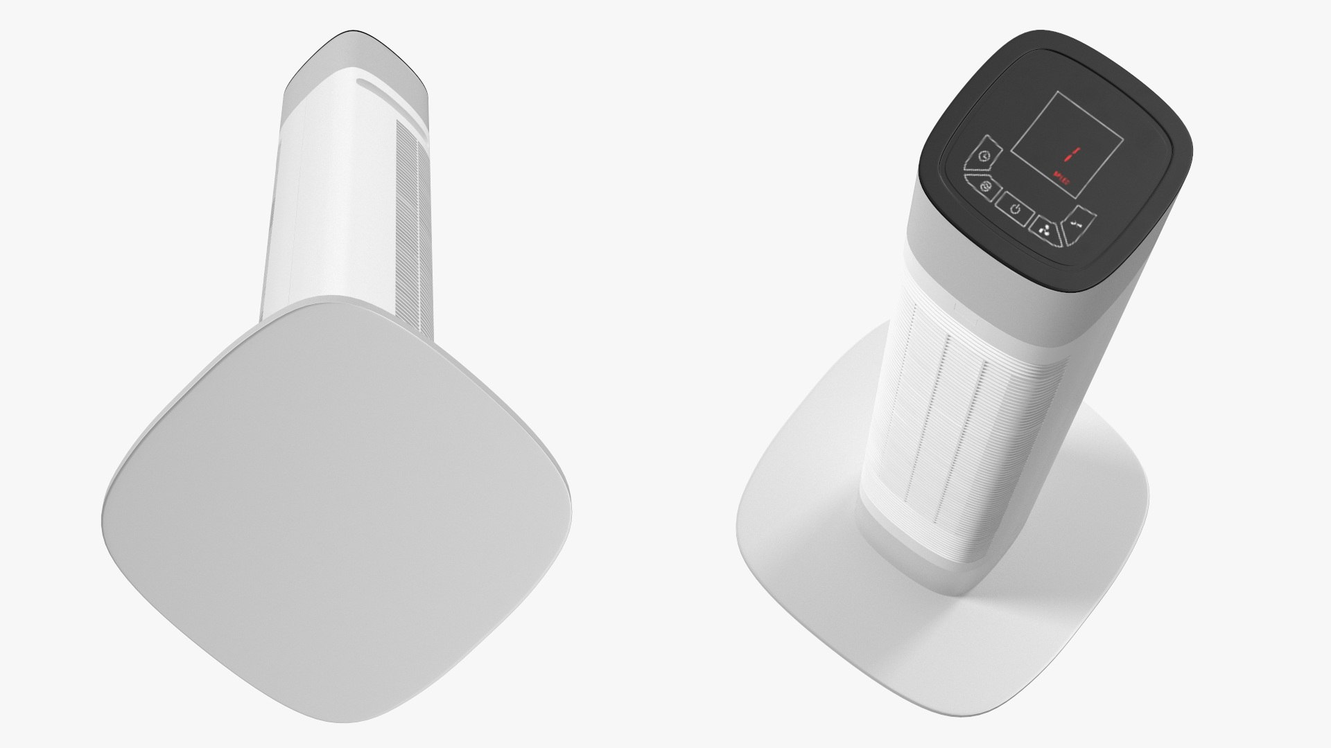 3D Tower Fan White Model - TurboSquid 2146515