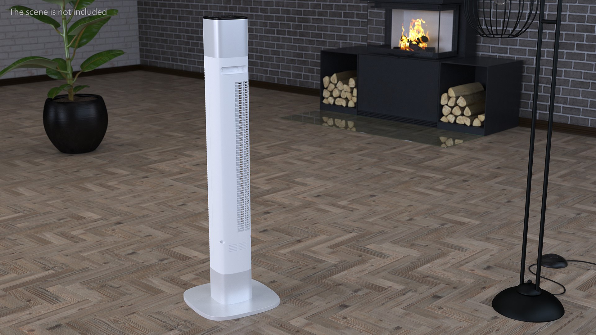 3D Tower Fan White Model - TurboSquid 2146515