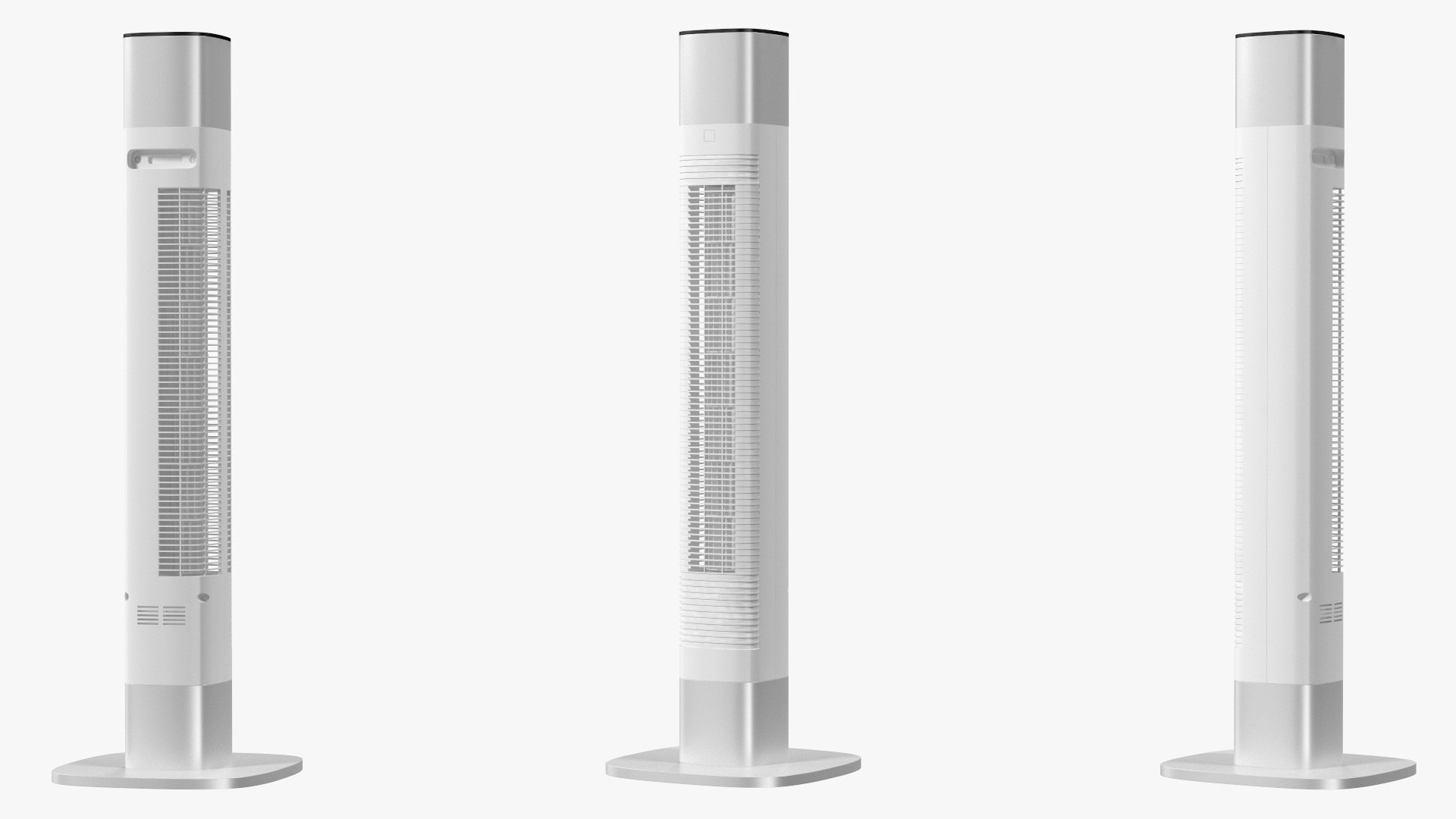 3D Tower Fan White Model - TurboSquid 2146515