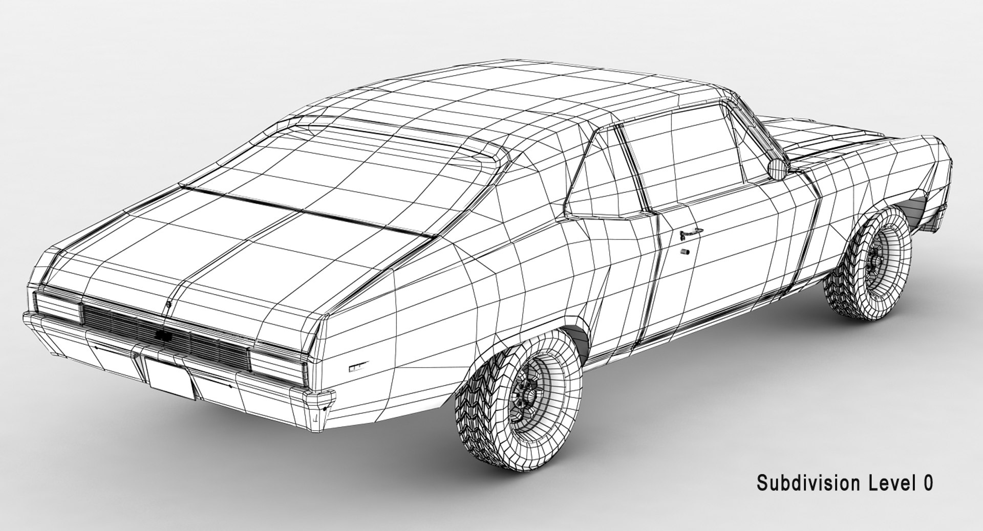 3d Chevrolet Nova Ss Model