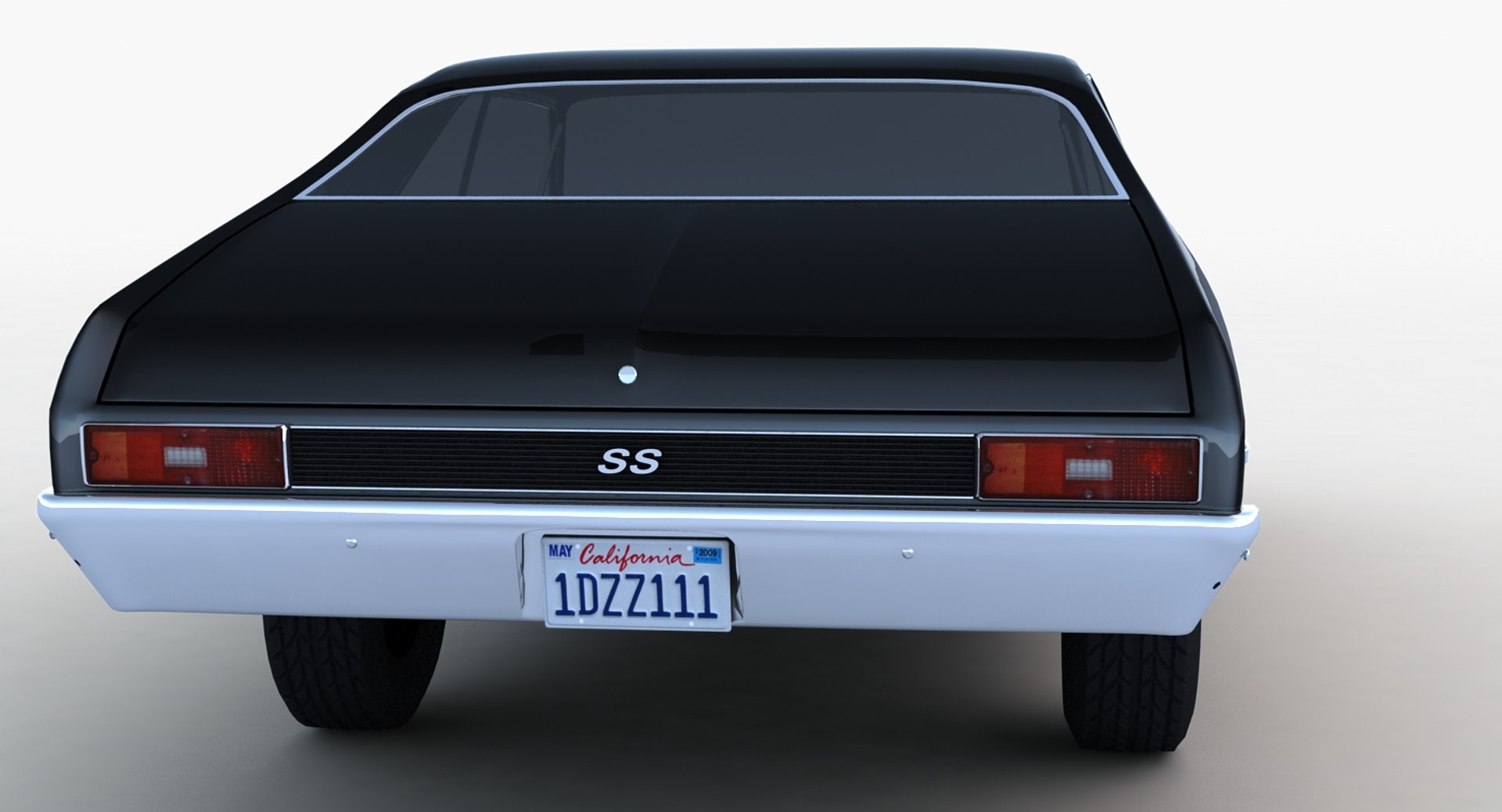 3d Chevrolet Nova Ss Model