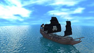 Download 3D Pirate Ship Maya Models - TurboSquid