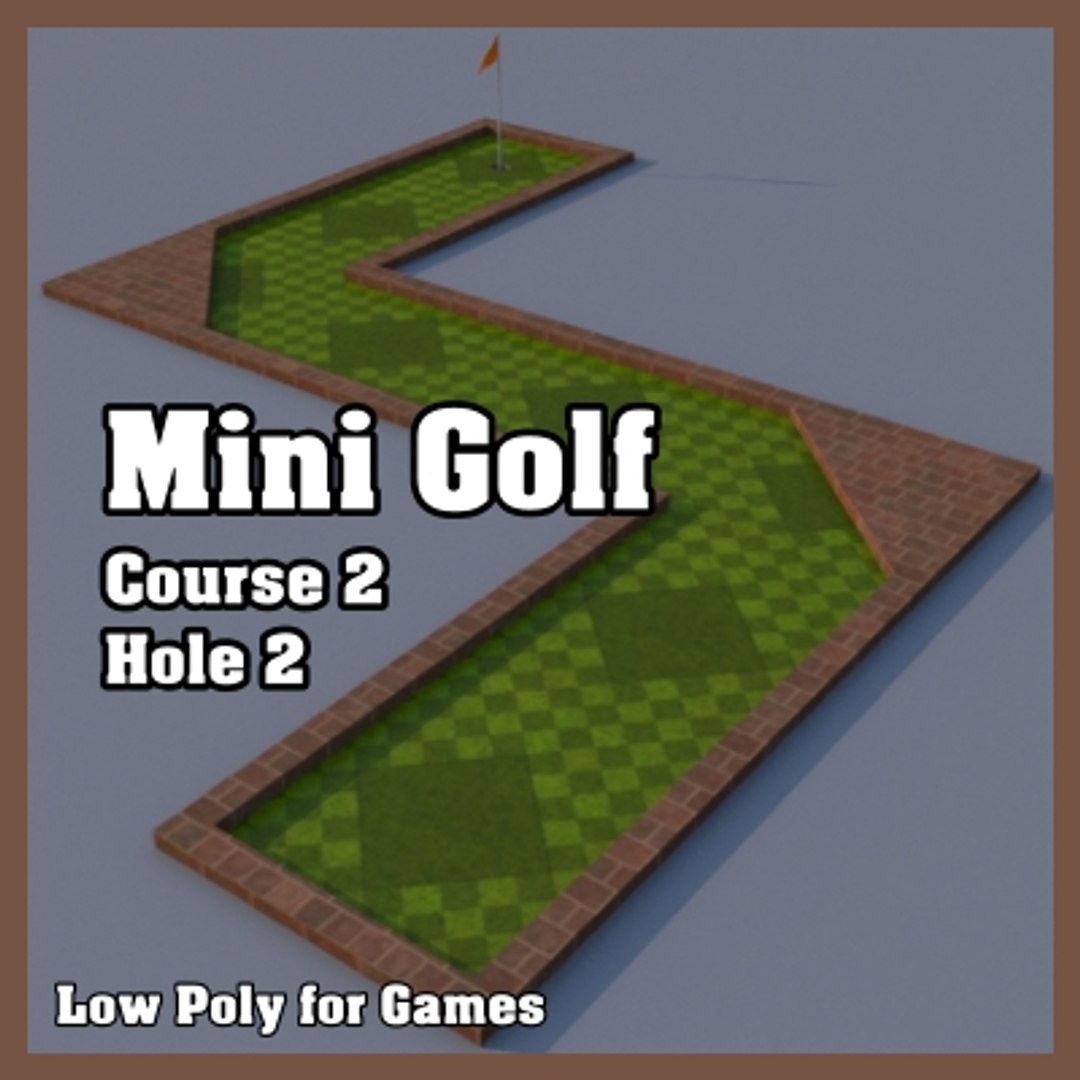 mini golf course2 3d 3ds
