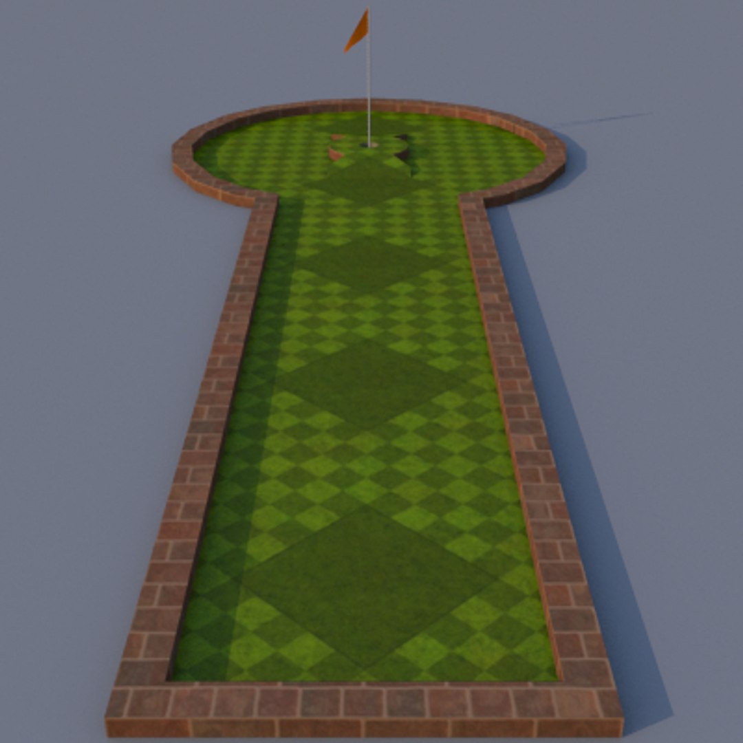 mini golf course2 3d 3ds