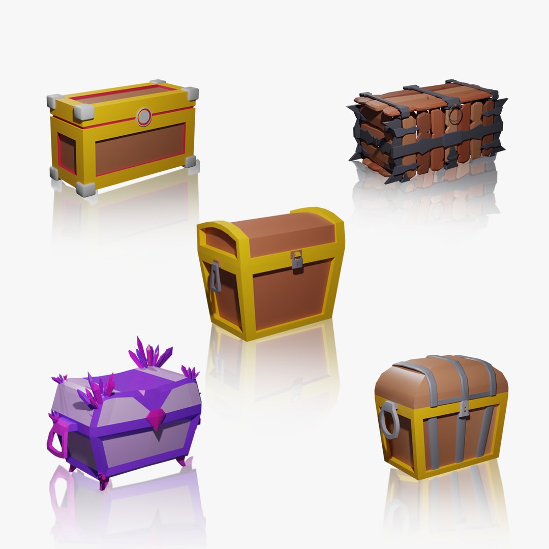 Chest Asset 5 Object 3D - TurboSquid 1970550