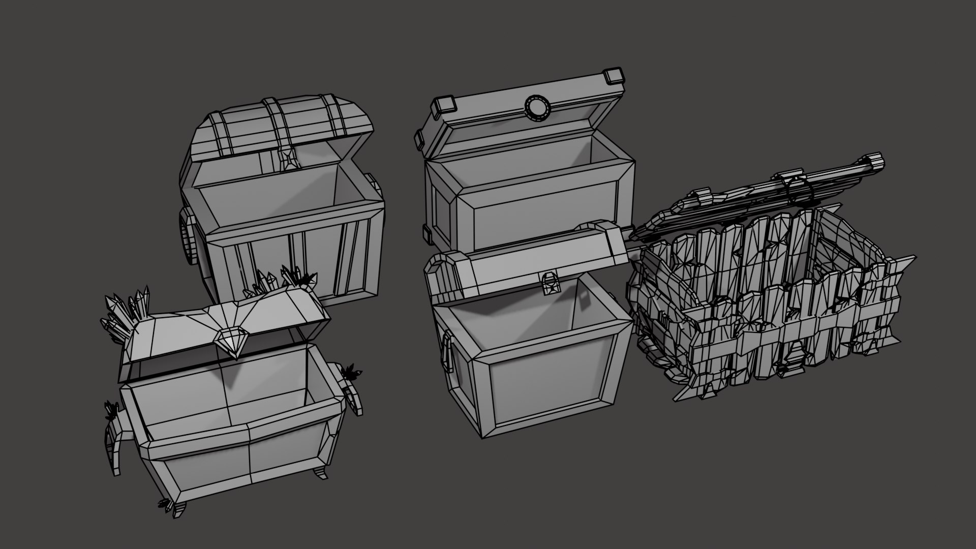 Chest Asset 5 Object 3D - TurboSquid 1970550