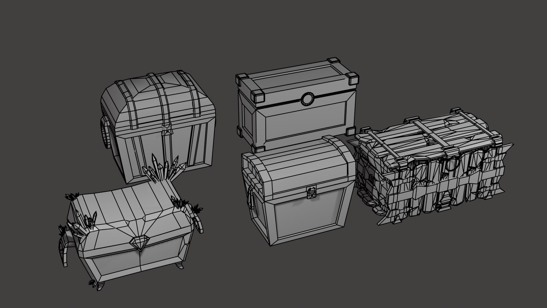 Chest Asset 5 Object 3D - TurboSquid 1970550