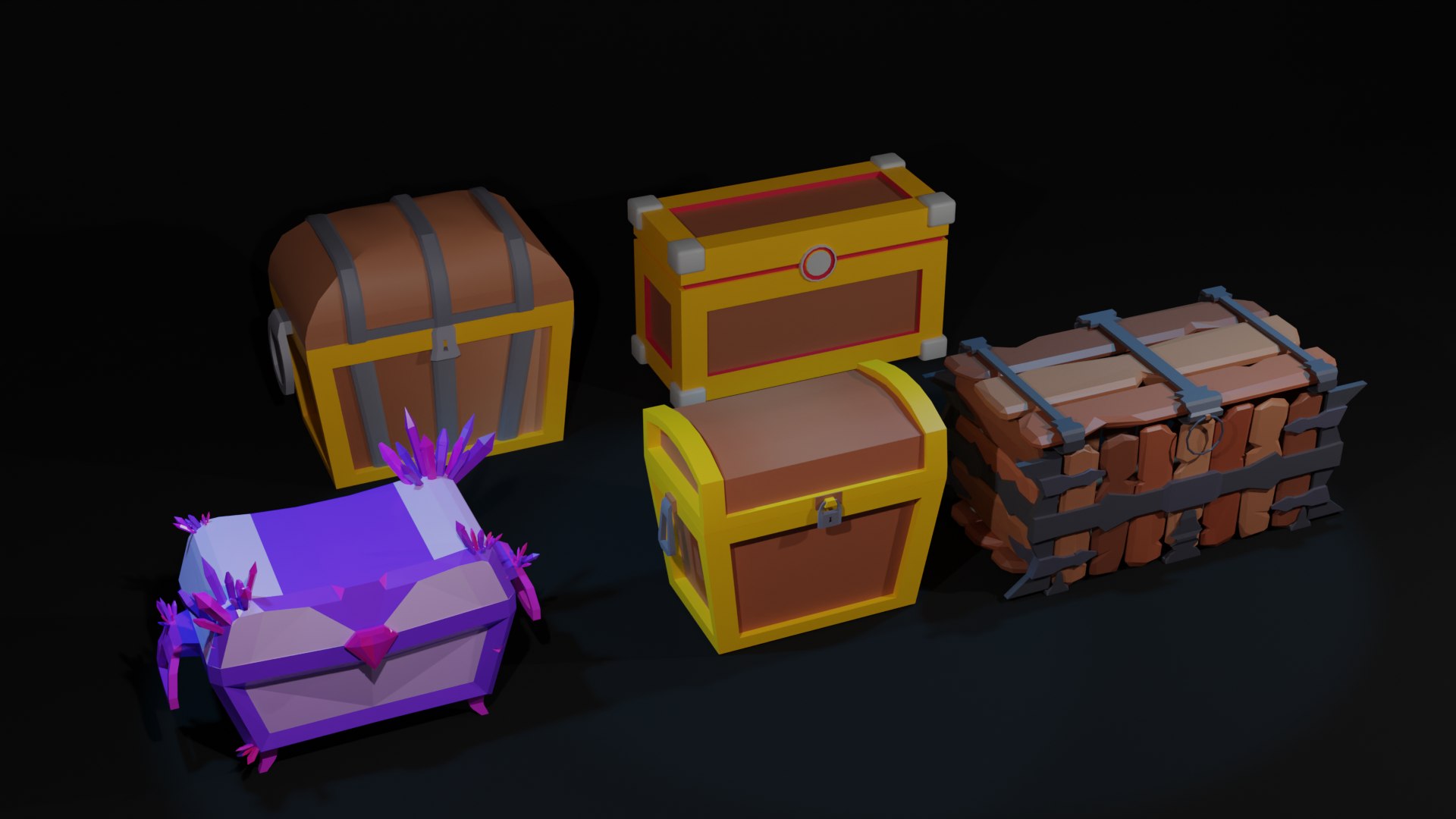 Chest Asset 5 Object 3D - TurboSquid 1970550