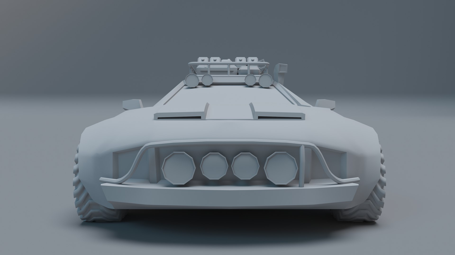 3D Model Low Poly Off Road Car - TurboSquid 2040757