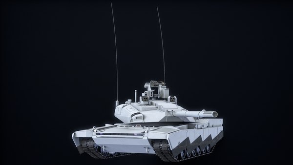 Abrams-X 주요 미국 전투 탱크 그레이 카모 리지드 PBR 3D 모델 - TurboSquid 2198235