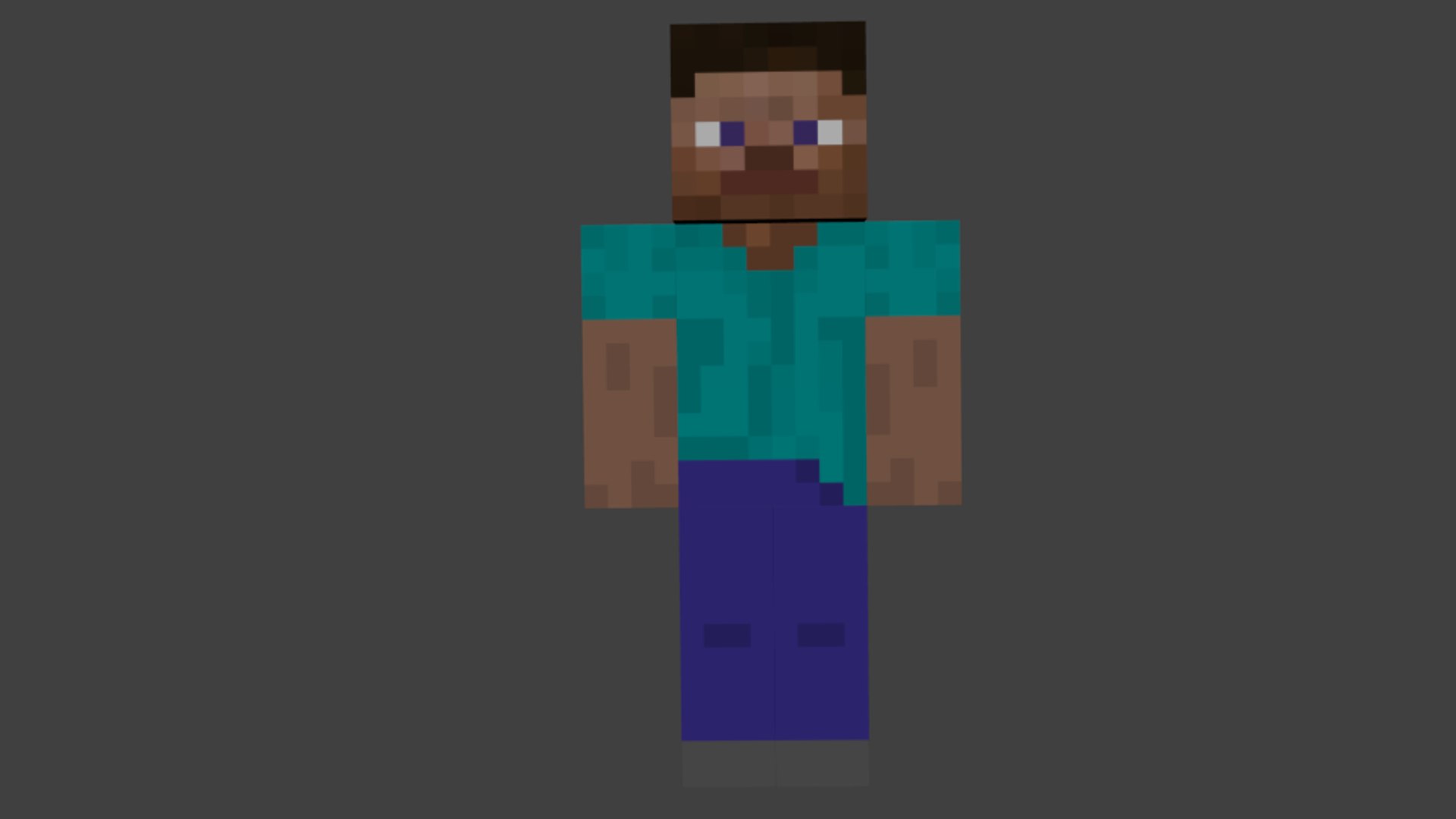 Simple Minecraft 3d Blend