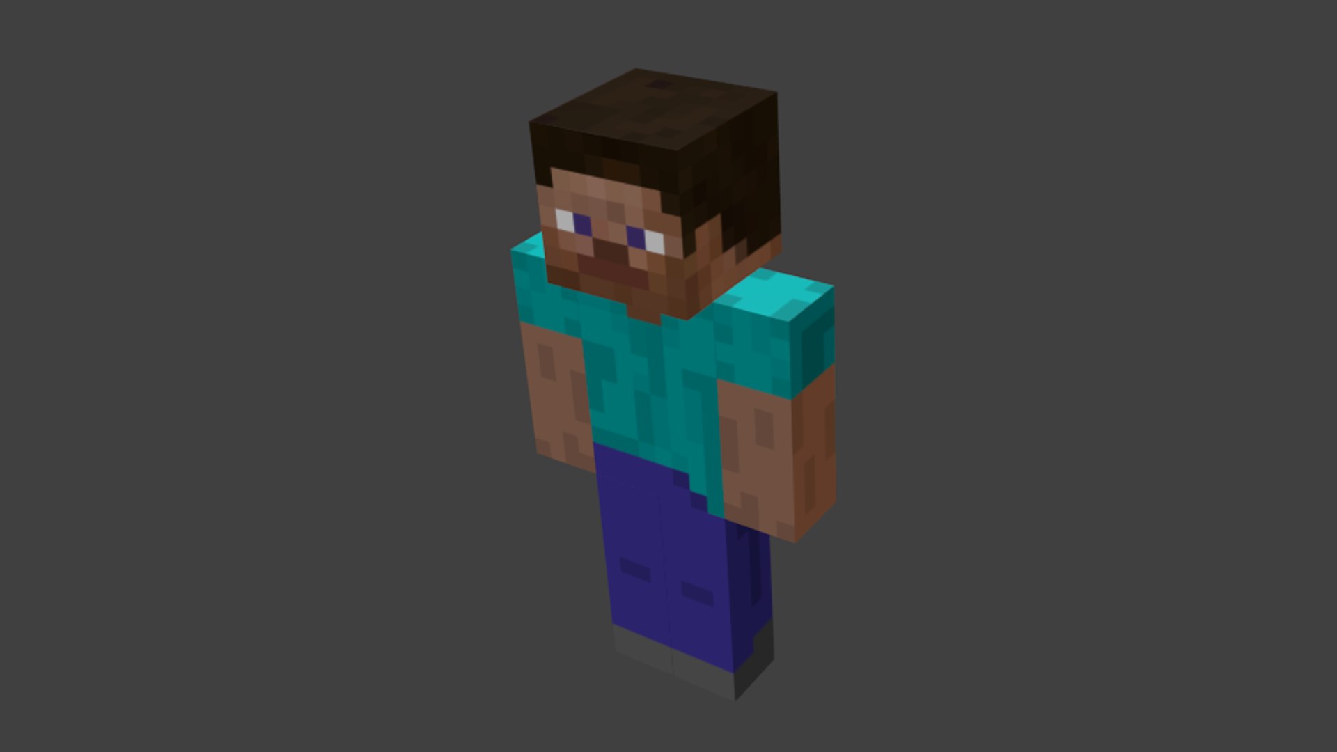 Simple Minecraft 3d Blend
