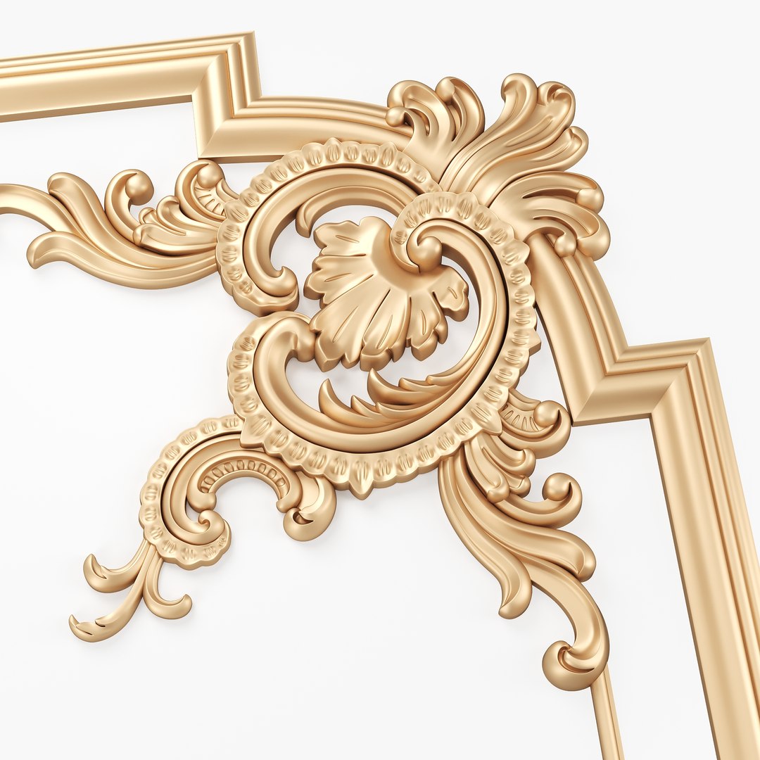 3D Overlays Corner Decor - TurboSquid 1873842