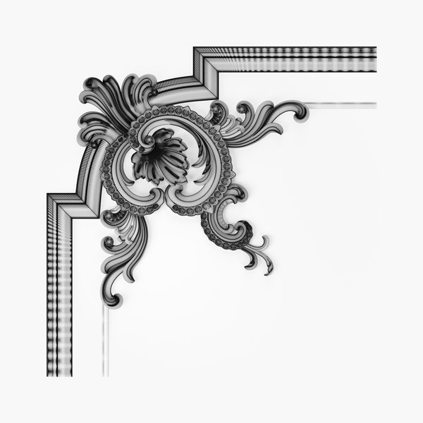 3D Overlays Corner Decor - TurboSquid 1873842